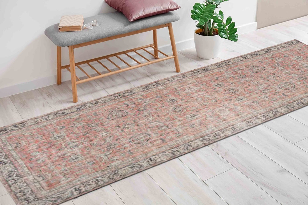 Red Rugs, Faded Rugs, Ethnic Pattern Rug, Vintage Style Rugs, Turkish ...