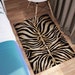Zebra Rug, Black Rug, Zebra Pattern Rug, Modern Rugs, Area Rug, Non ...