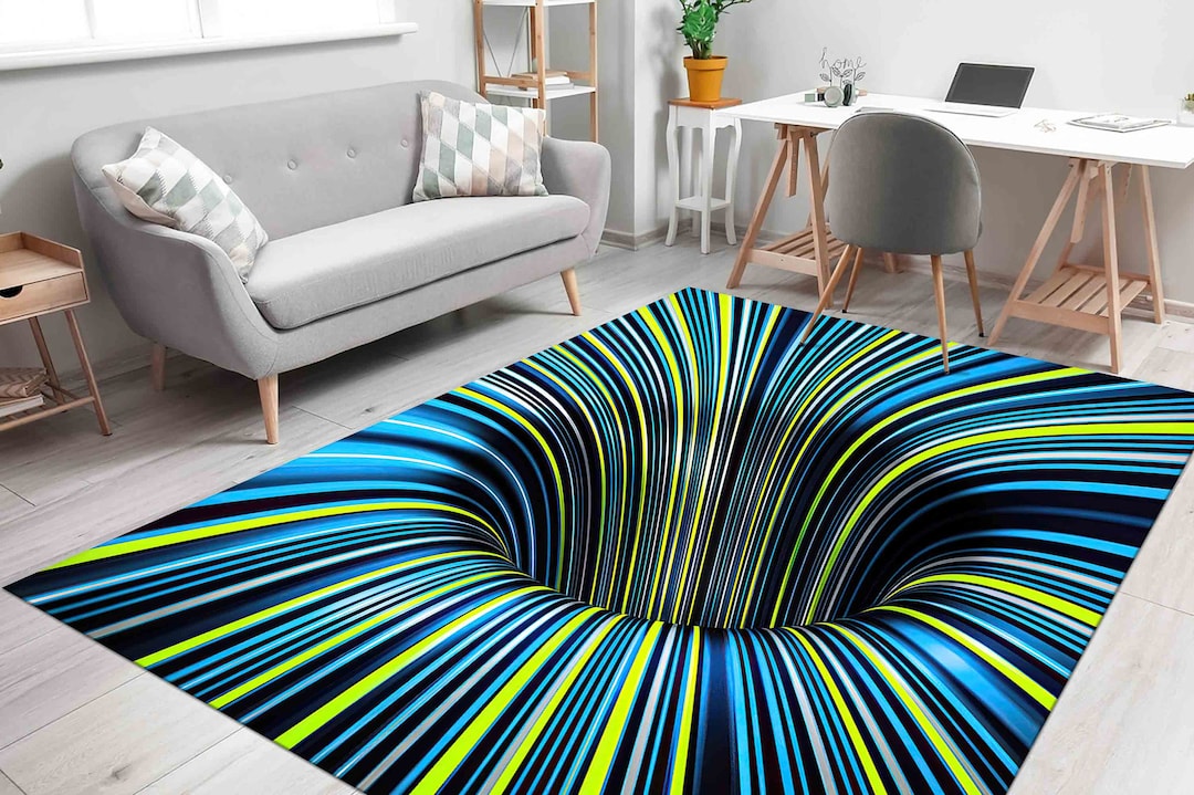 Optical Illusion Rugs, Vortex Rugs, 3D Effect Rug, Modern Rug, 3D ...
