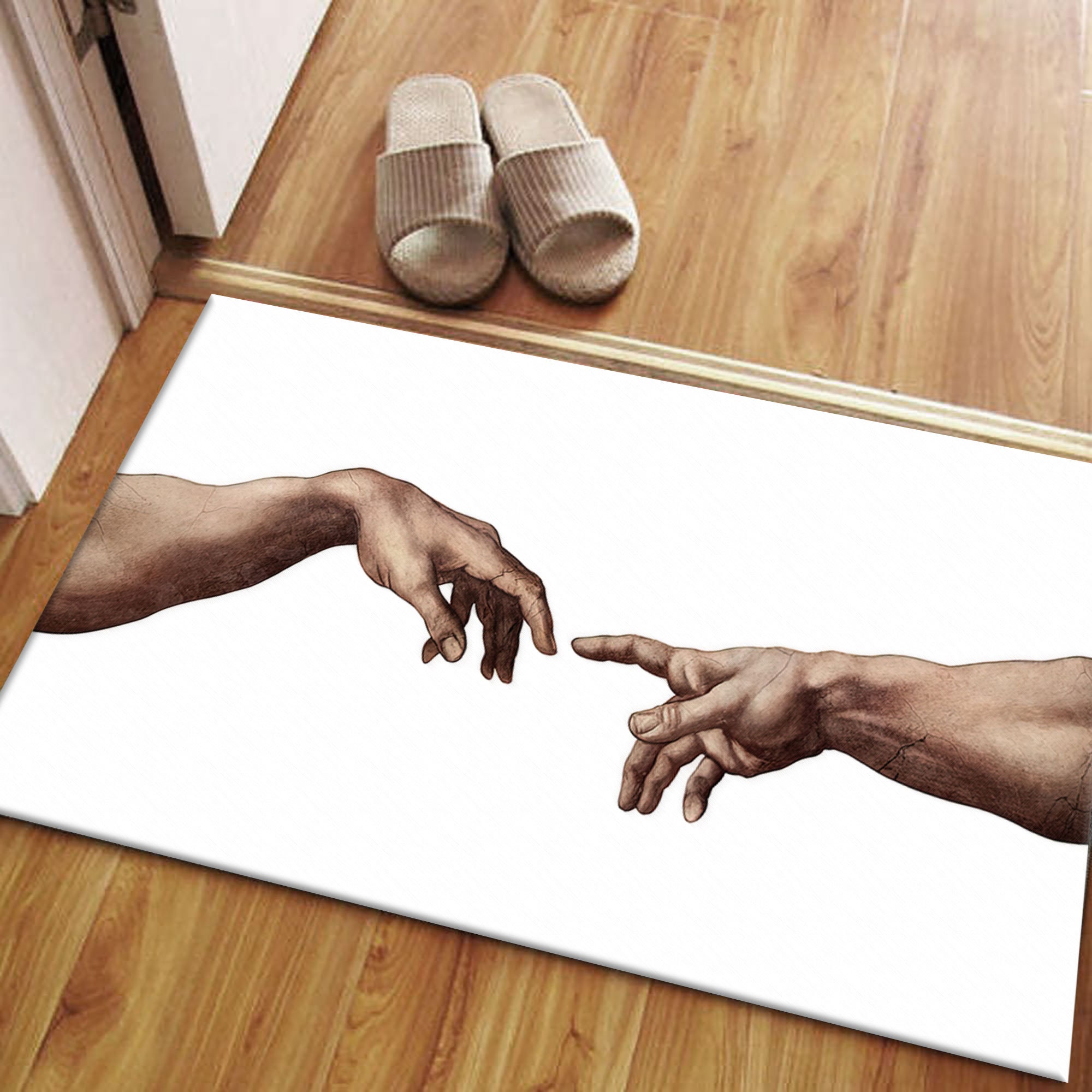 Creation of Adam Rugs, Michelangelo Art Rug, Sistine Chapel Rug ...