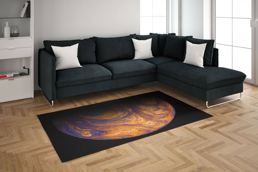 Earth Rug, Space Landscape Rugs, Abstract Earth Rugs, Modern Rugs ...