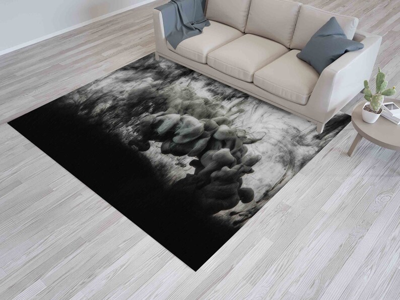 Smoke Rugs, Smoking Rugs, Loft Rug, Modern Rug, 3D Printed Rug, Non ...