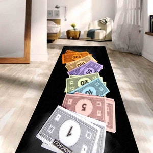 Monopoly Rugs, Monopoly Money Rugs, Money Rug, Modern Rugs, Decorative ...