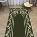 Green Prayer Rug Beige Prayer Rug Spiritual Rug Islamic - Etsy