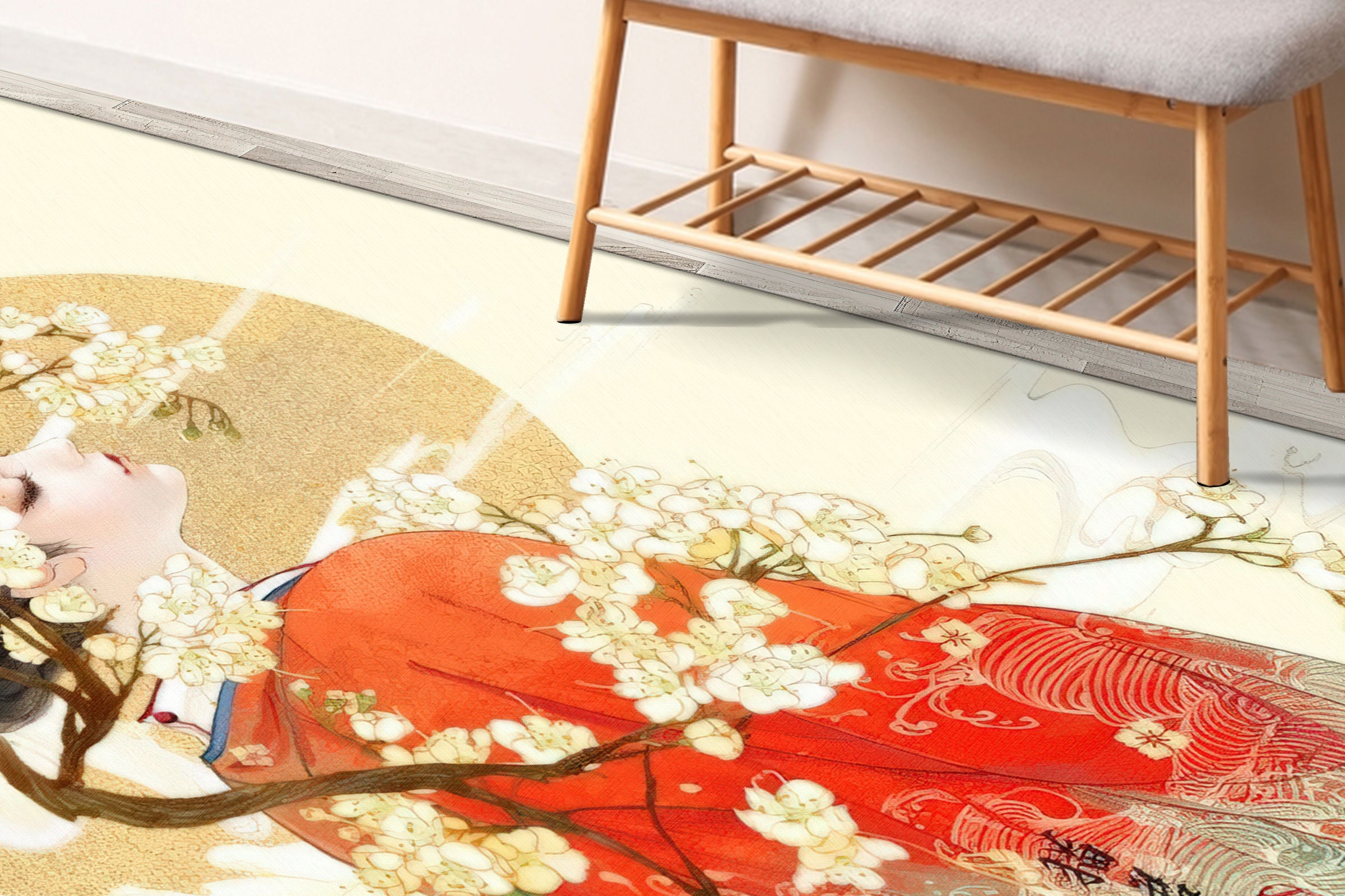 Japanese Geisha Rugs Japanese Woman Rugs Japanese Geisha - Etsy