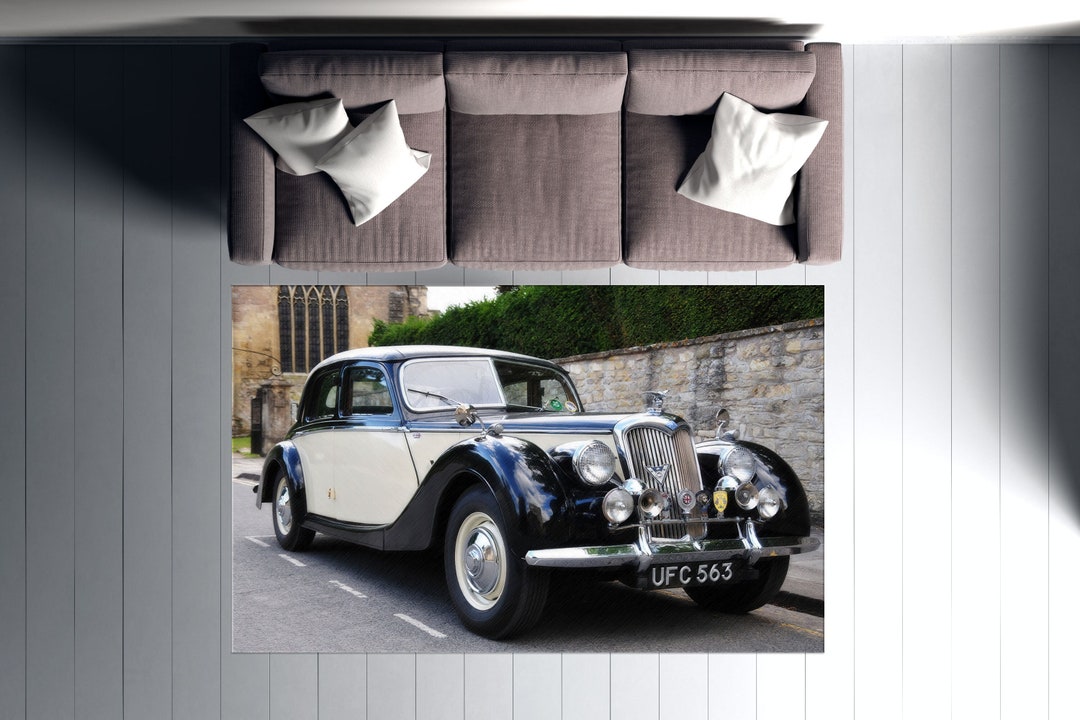 Retro Car Rugs, Old Car Rugs, Vintage Car Rugs, Car Rug, Anti-slip ...