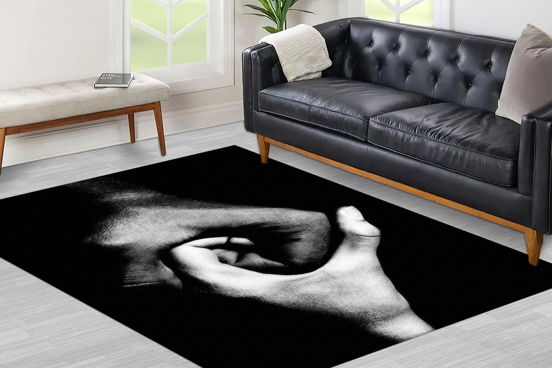 Yin and Yang Rug, Handi Rug, Motivational Rugs, Modern Rugs, Black and ...