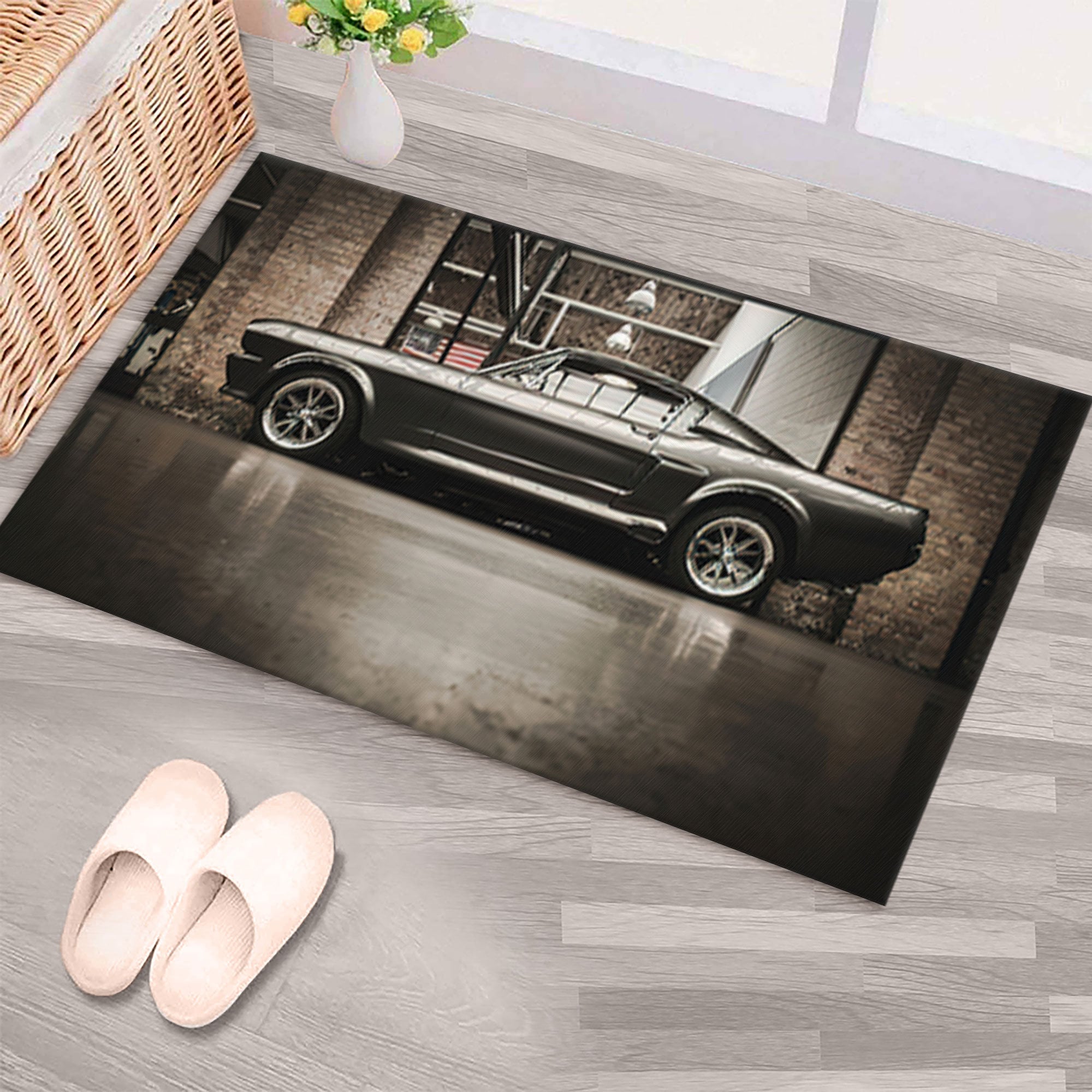 The Ford Mustang Rug Ford Mustang Rugs Mustang Rug Garage - Etsy