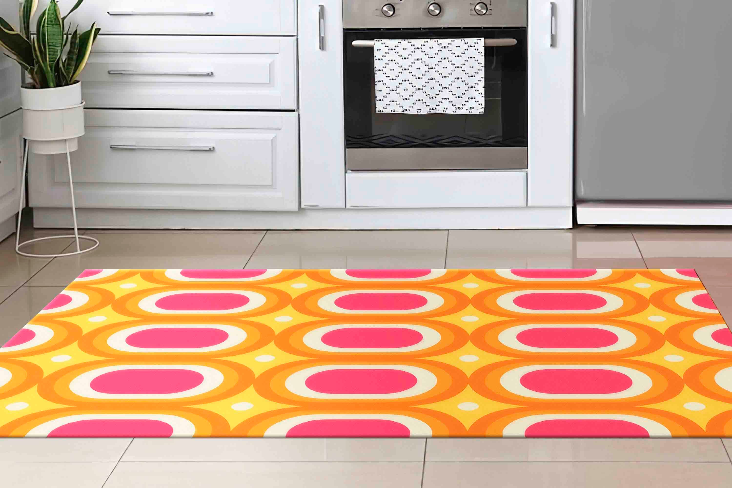 Retro Rug, 70s Rug, Psychedelic Rug, Modern Rugs, Nursery Rug, Wall ...