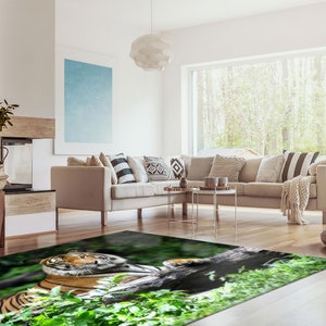 Wild Life Tiger Rug, Jungle Rugs, Loft Rug, Animal Rug, Step Rug, Large ...