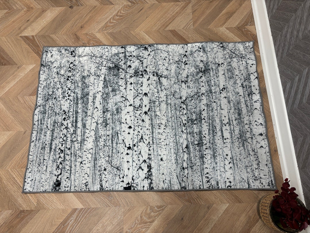 Birch Forest Rugs, Birch Forest Rug, Forest Landscape Rug, View Rugs ...