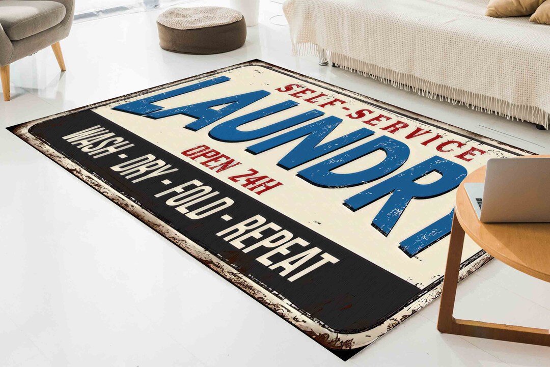 Laundry Room Rugs,laundry Rugs, Bathroom Rug, Modern Rug, Housewarming ...