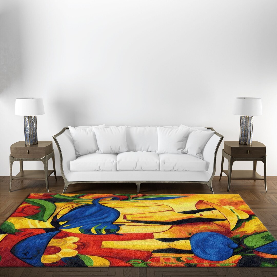 Pablo Picasso Rugs Picasso Women and Cat Rugs Gift for the - Etsy