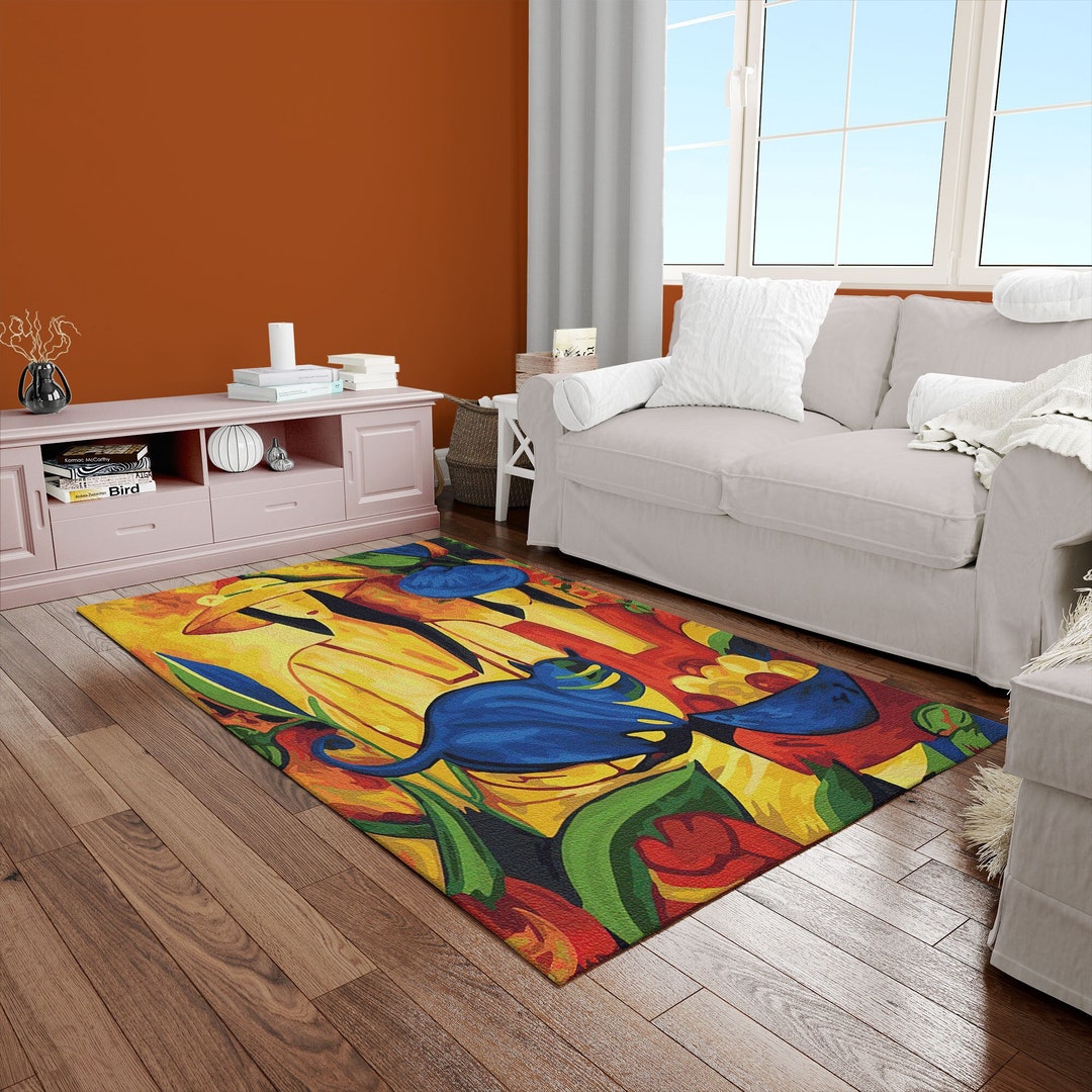 Pablo Picasso Rugs, Picasso Women and Cat Rugs, Gift for the Home ...