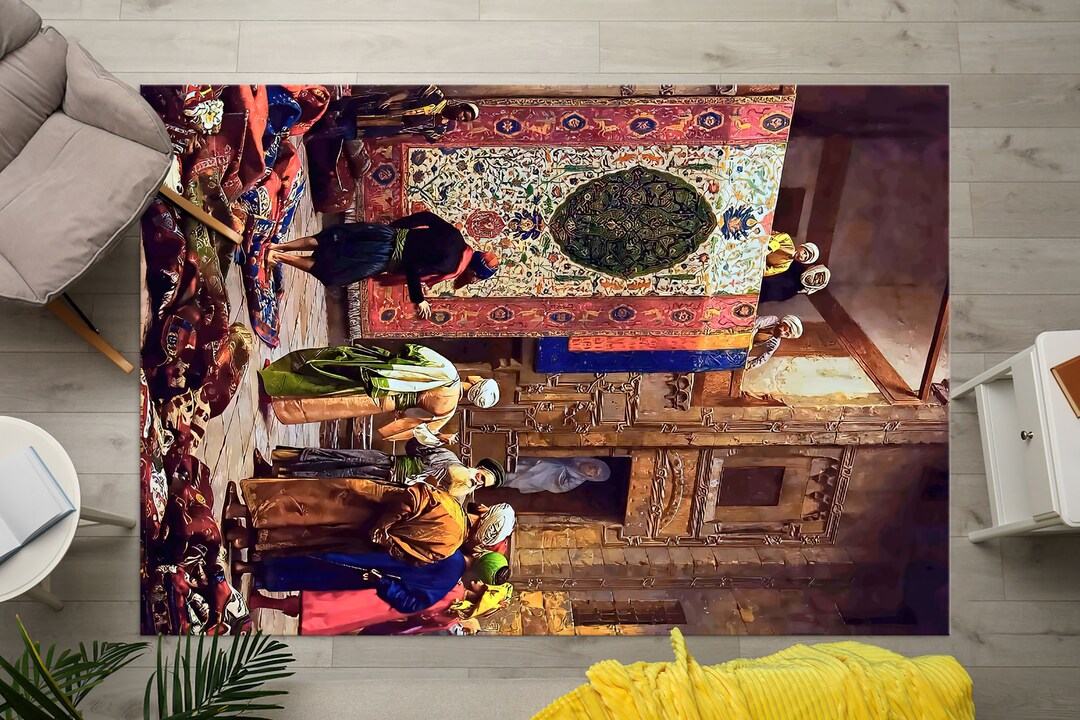 The Carpet Merchant Rug, Ottoman Rug, the Rug Market in Cairo Rug ...