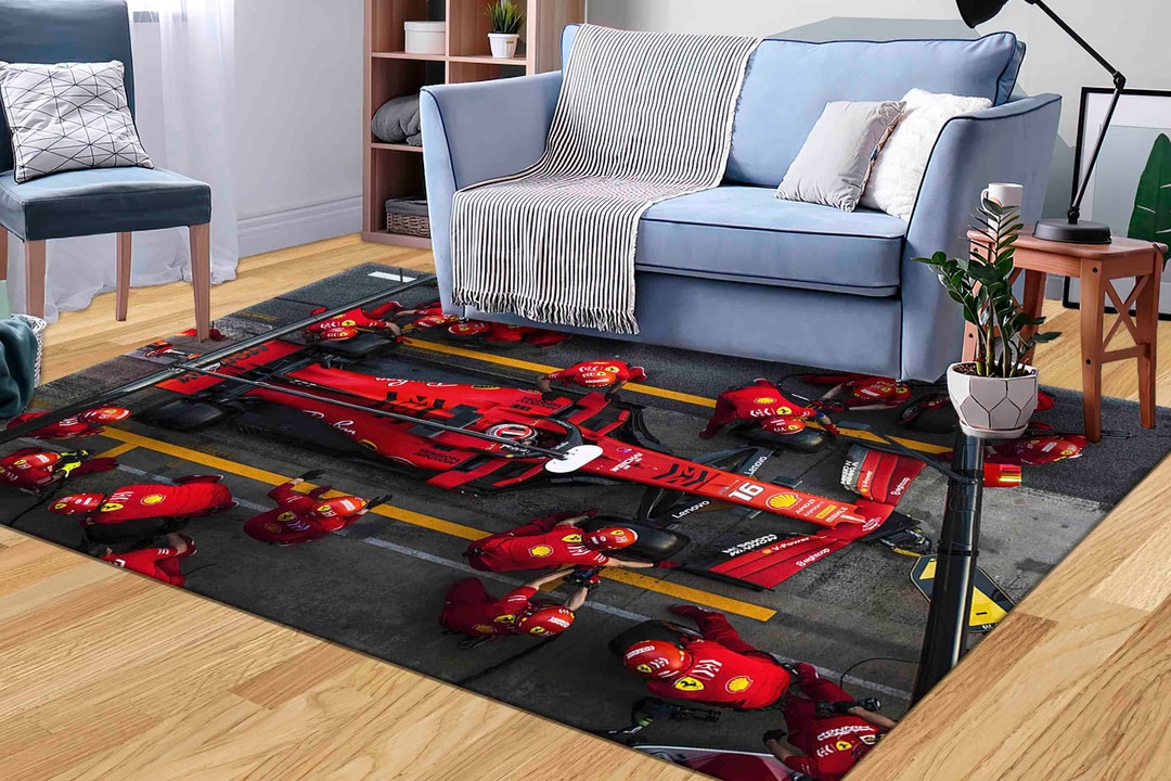 Charles Leclerc Rug, Ferrari Formula 1 Rugs, F1 Charles Leclerc Rug ...