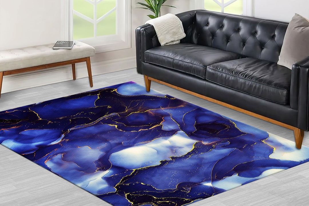 Purple and Gold Marble Rugs, Gold Marble Rug, Purple Marble Rugs, Blue ...
