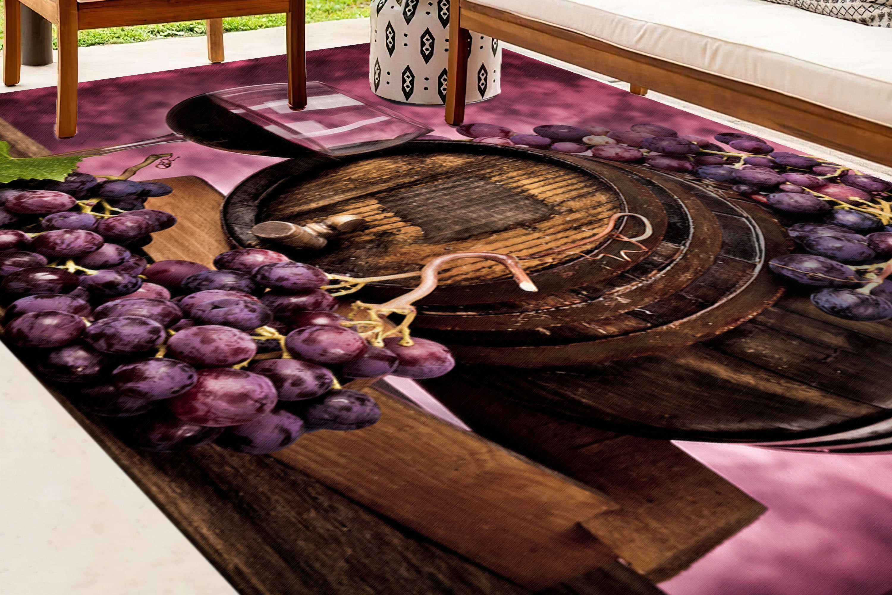 Wine Rug, Kitchen Decor, Grape Rug, Modern Rugs, , Indoor Rug, Rugs ...