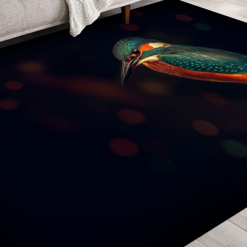 Kingfisher Rug - Etsy