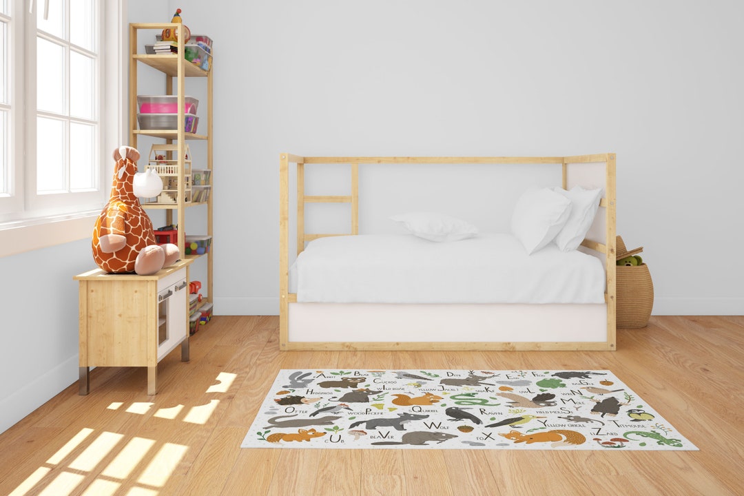 Jungle Animals Rugs, Playroom Rug, Children Rug, Education Gift, Salon ...