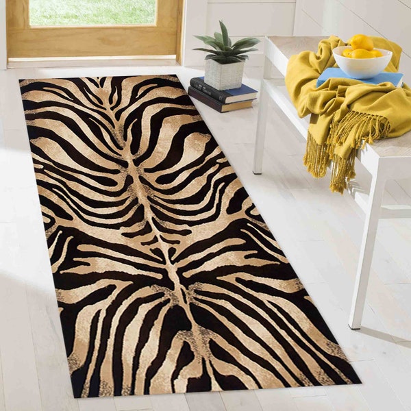 Zebra Rug - Etsy