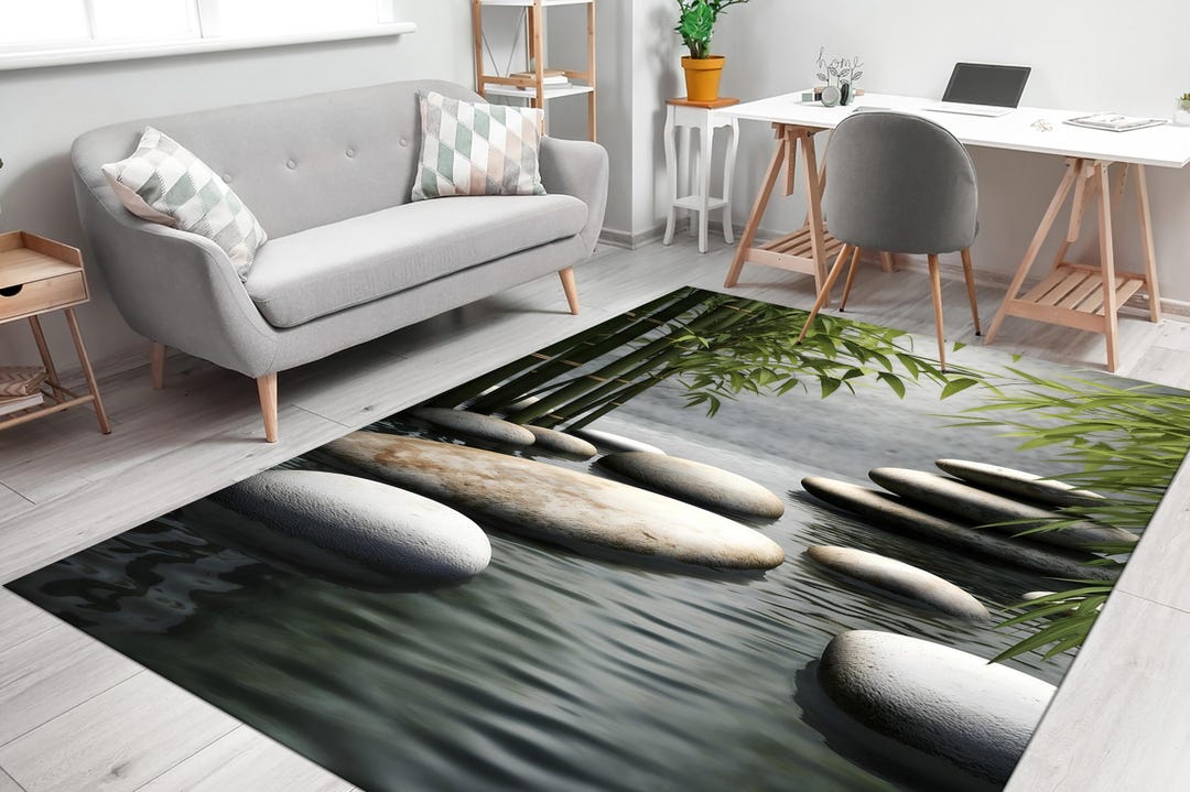 Japanese Rug, Zen Rug, Minimal Rug, Modern Rug, Spa Rug, Trendy Rug ...