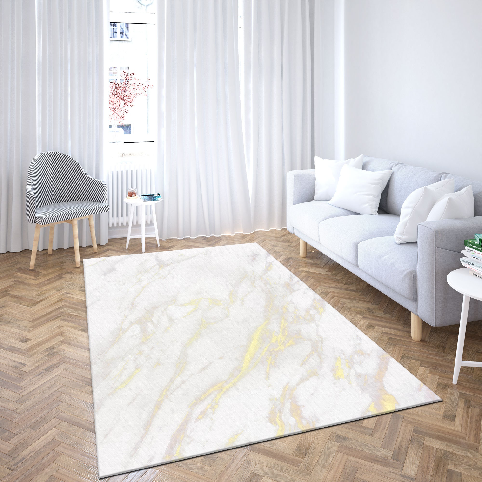 Gold Marble Rug, Gold Rugs, Modern Marble Rug, Soft Tone Marble Rug ...