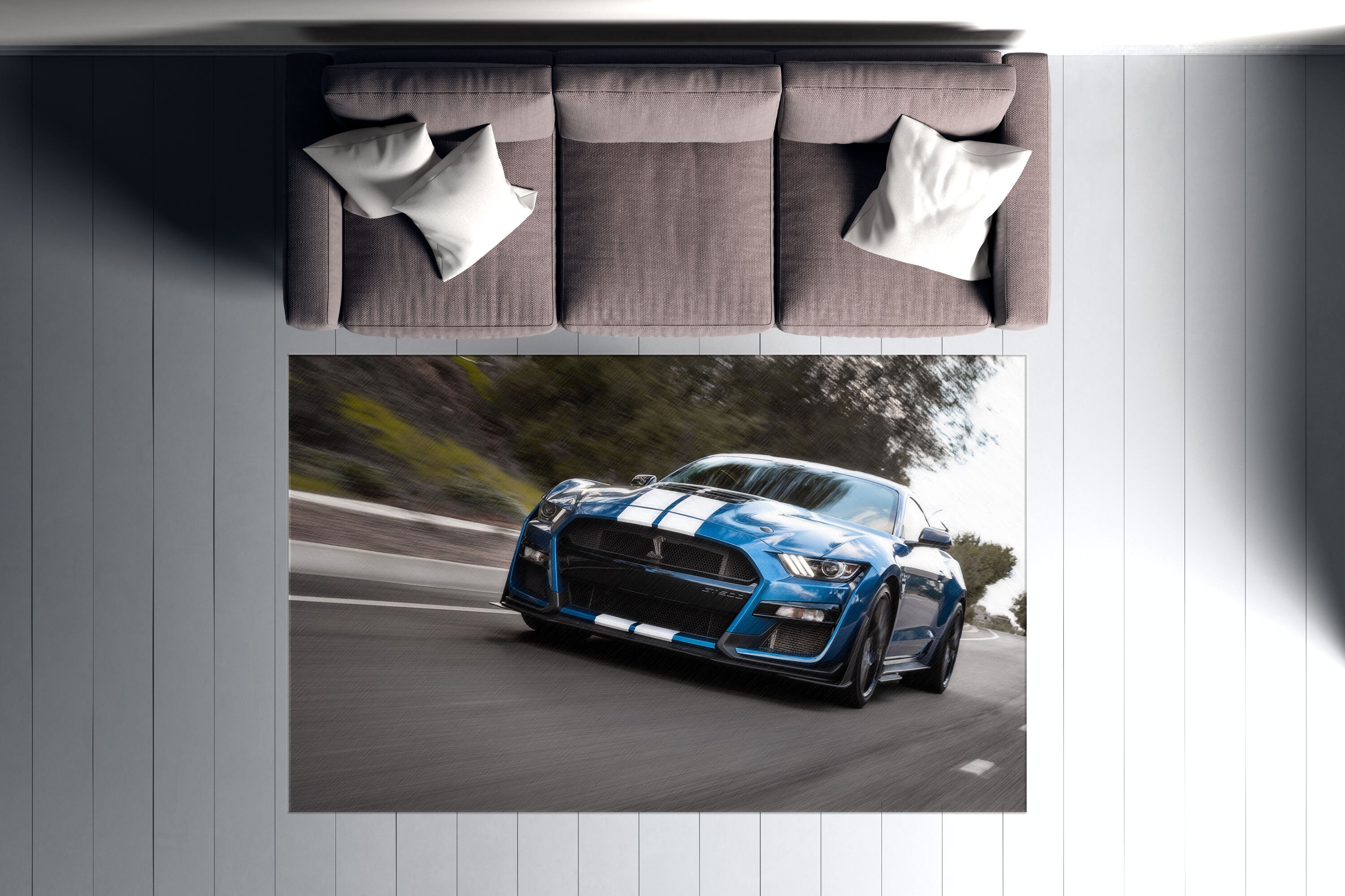Ford Shelby Rugs, Ford Rugs, Ford Mustang Rug, Garage Rugs, Accent Rug ...