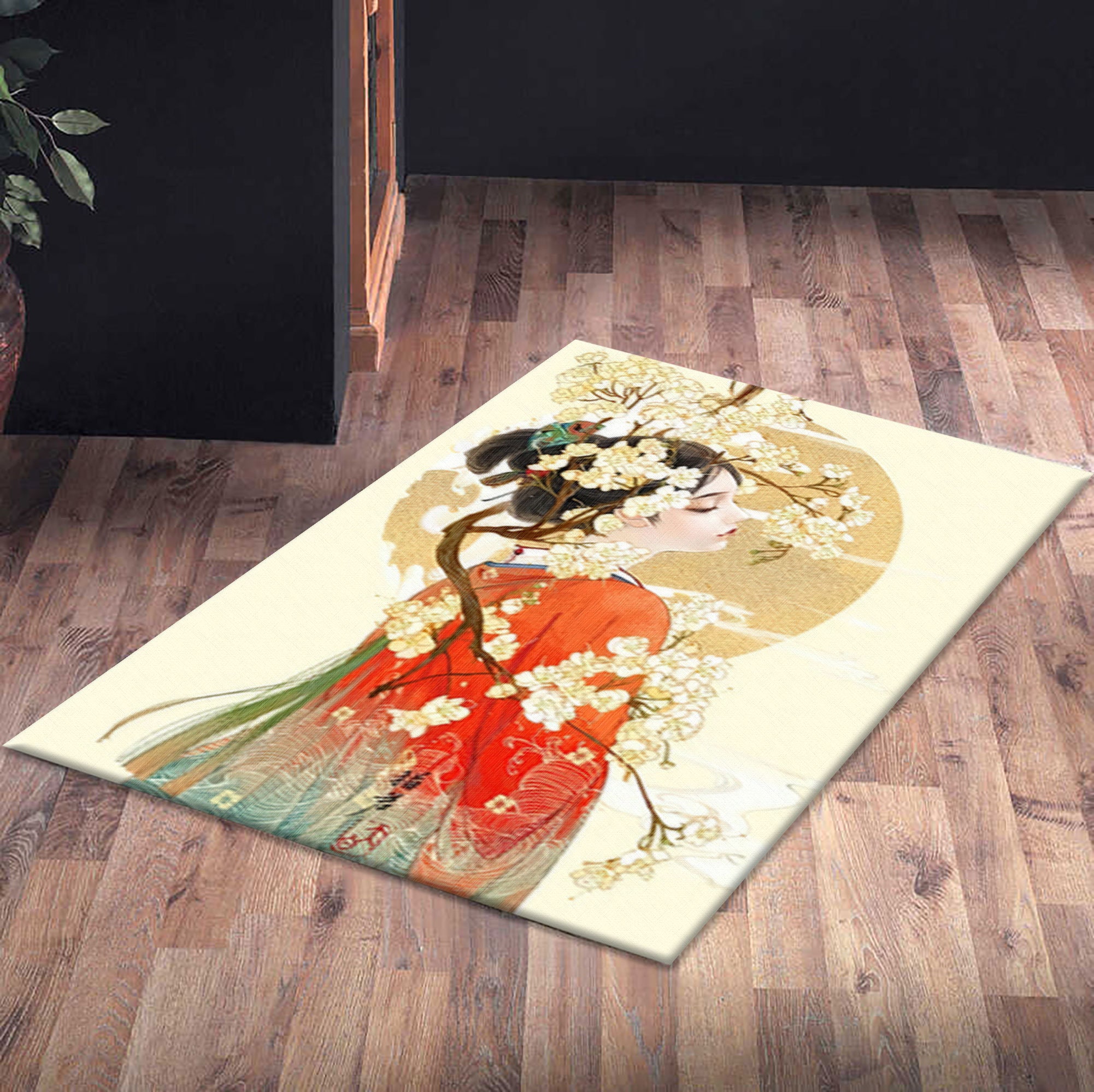 Japanese Geisha Rugs Japanese Woman Rugs Japanese Geisha - Etsy