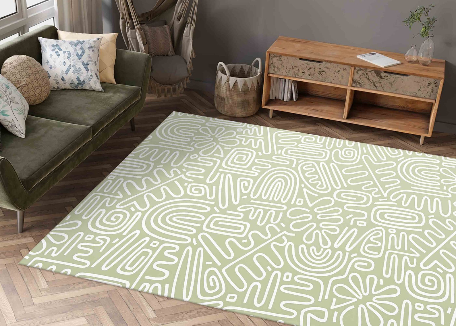 Minimalist Pattern Rug, Girl Room Rugs, Abstract Rug, Modern Rug ...
