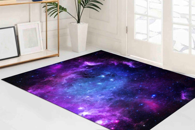 Starry Sky Landscape Rugs, Milky Way Rugs, Starry Rug, View Rugs, Soft ...