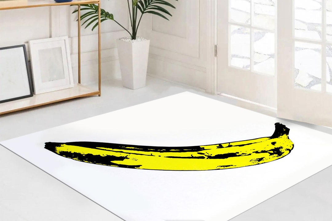 Andy Warhol Banana Pop Art Rugs, Andy Warhol Banana Rugs, Modern Rugs ...