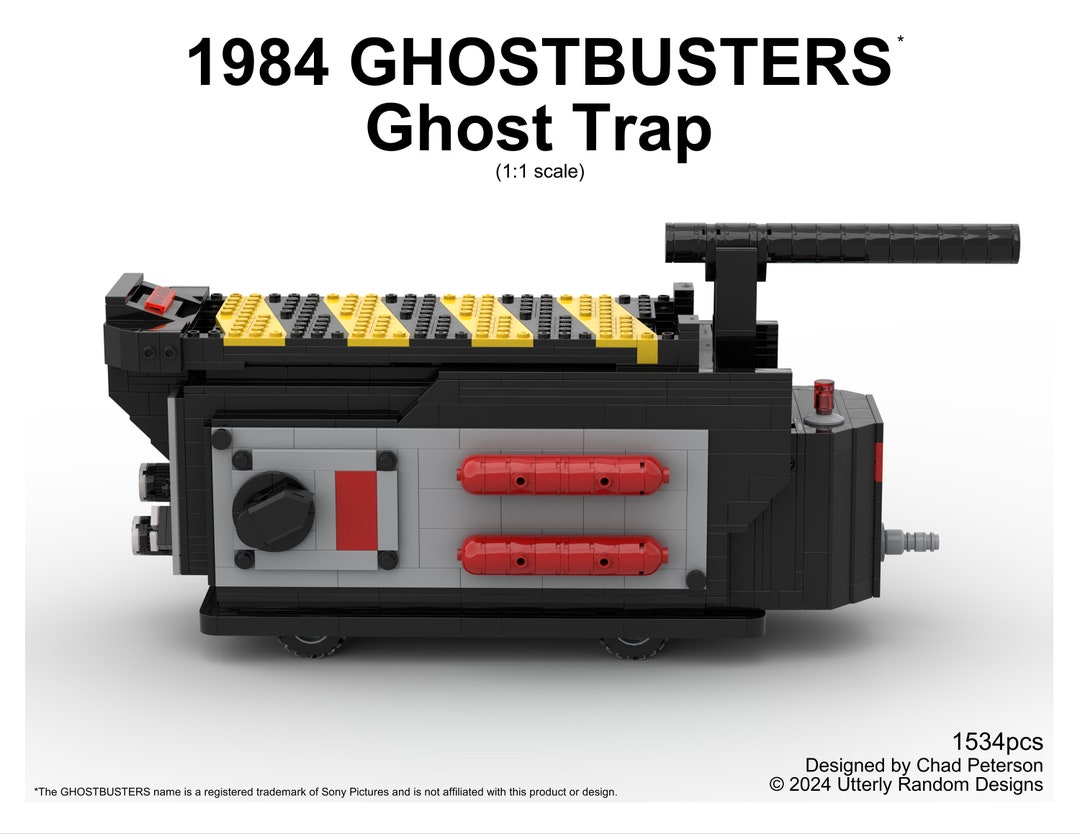 1984 GHOSTBUSTERS Ghost Trap - Lego MOC Building Instructions - Etsy