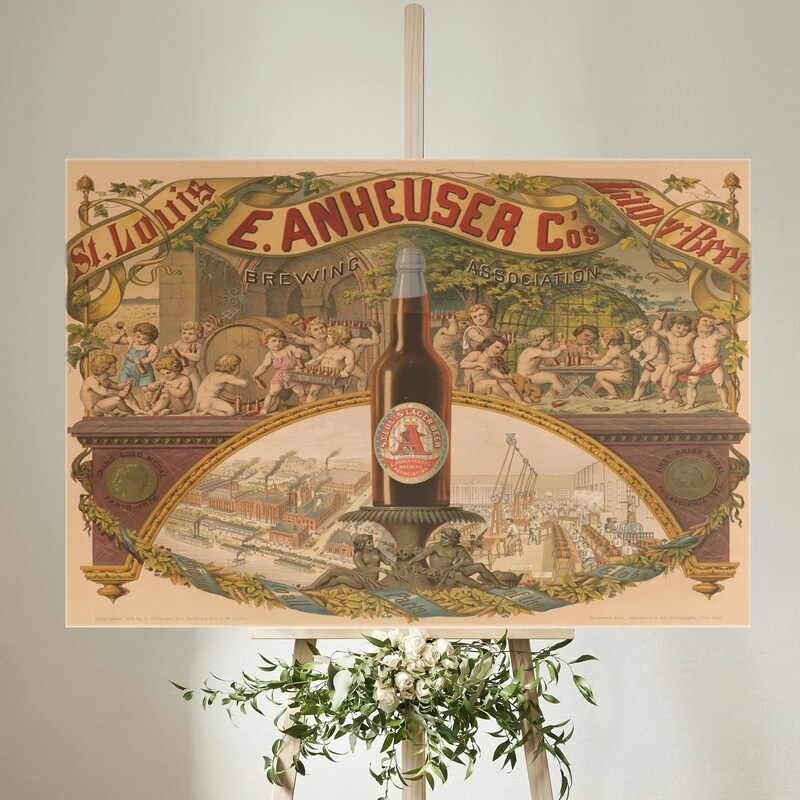 Vintage Beer Ad - Etsy