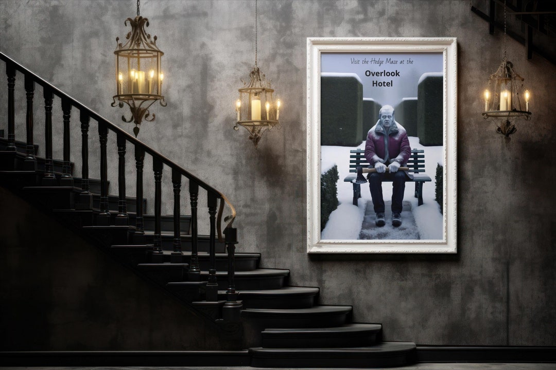The Shining Overlook Hotel Maze Poster: Iconic Horror Film Art - Etsy