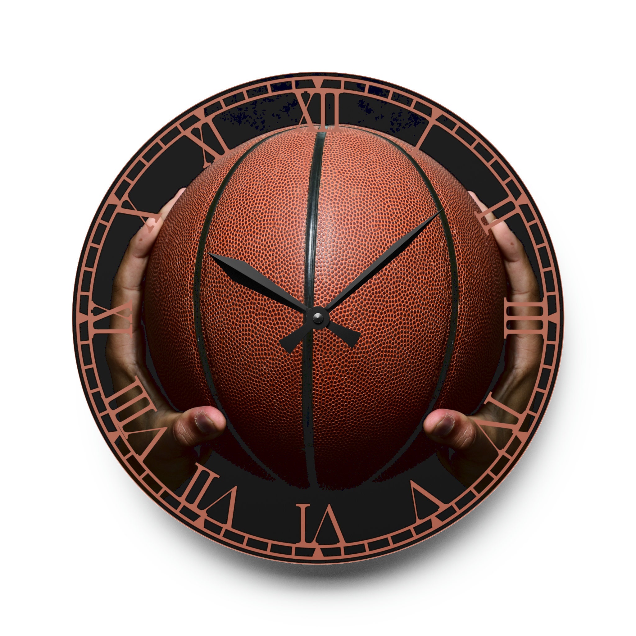 Basketball Fan Wall Clock for Sports Enthusiasts, Essential Timekeeping ...