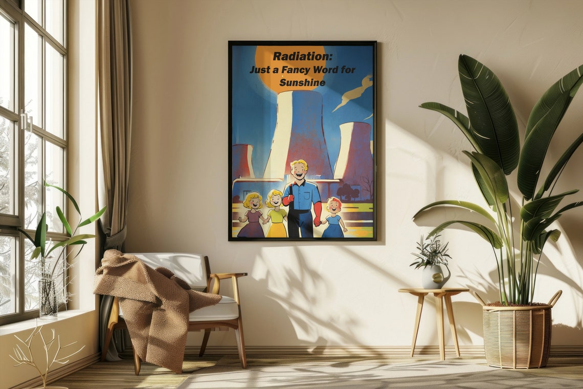 Fallout Nuclear Propaganda Poster Be a Cool Kid: Support Nuclear Power ...