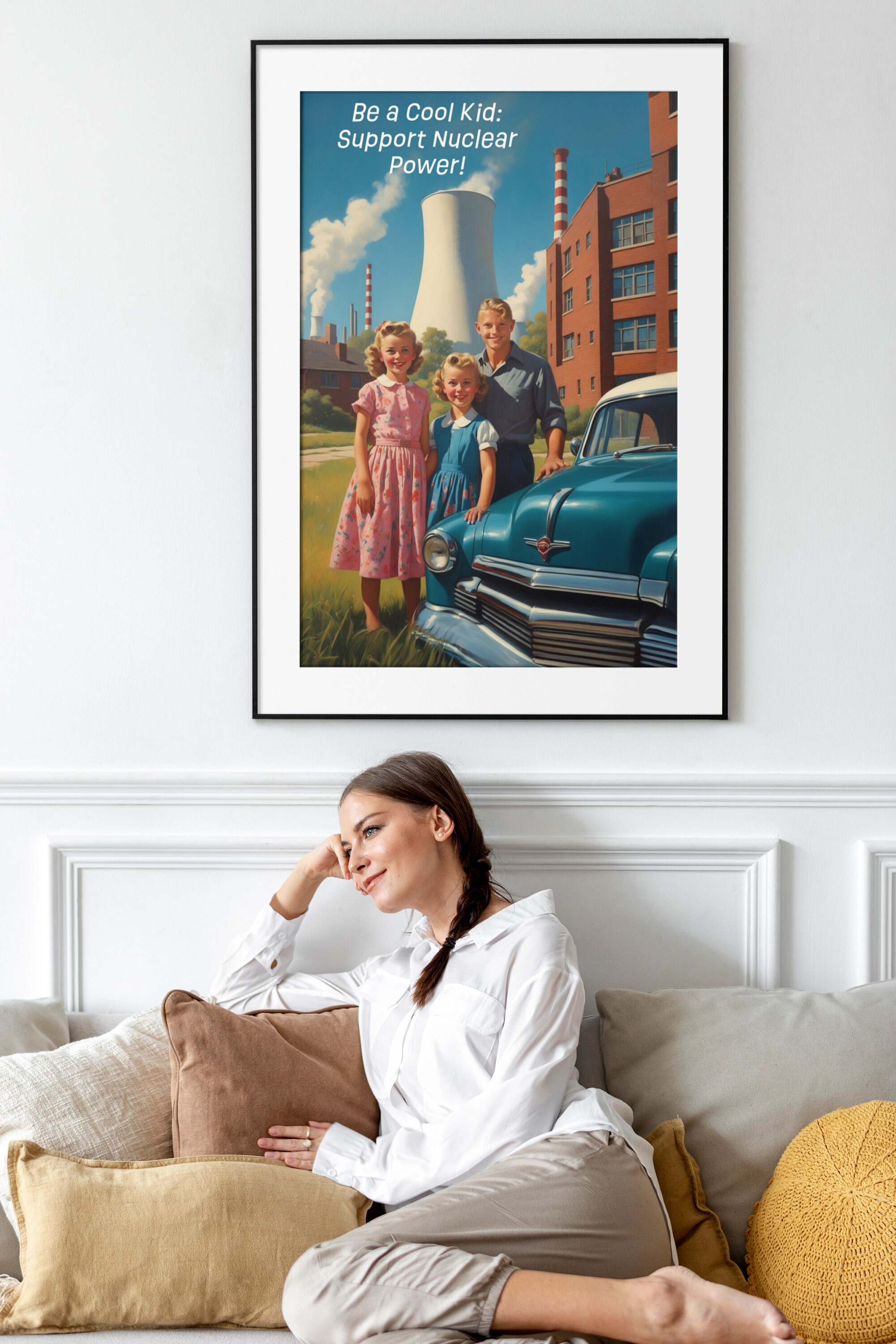 Fallout Nuclear Propaganda Poster Be a Cool Kid: Support Nuclear Power ...