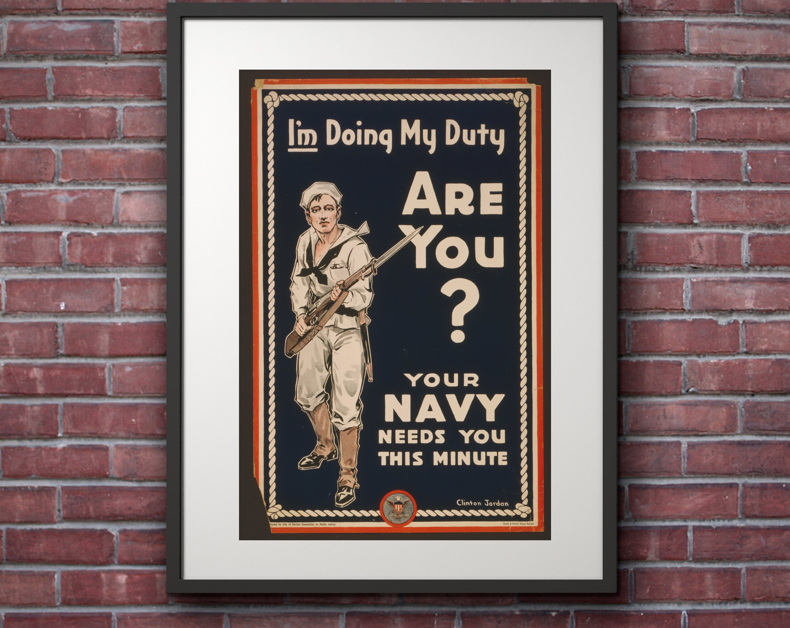WW2 Recruitment Poster Set: Vintage Military Wall Art (digital Download ...