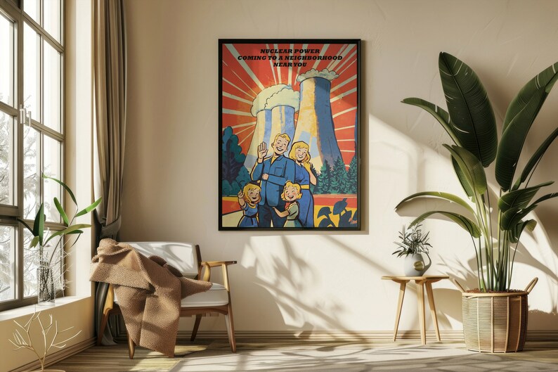 Fallout New Vegas Propaganda Poster | 1950s Retro Vintage Wall Art - Etsy