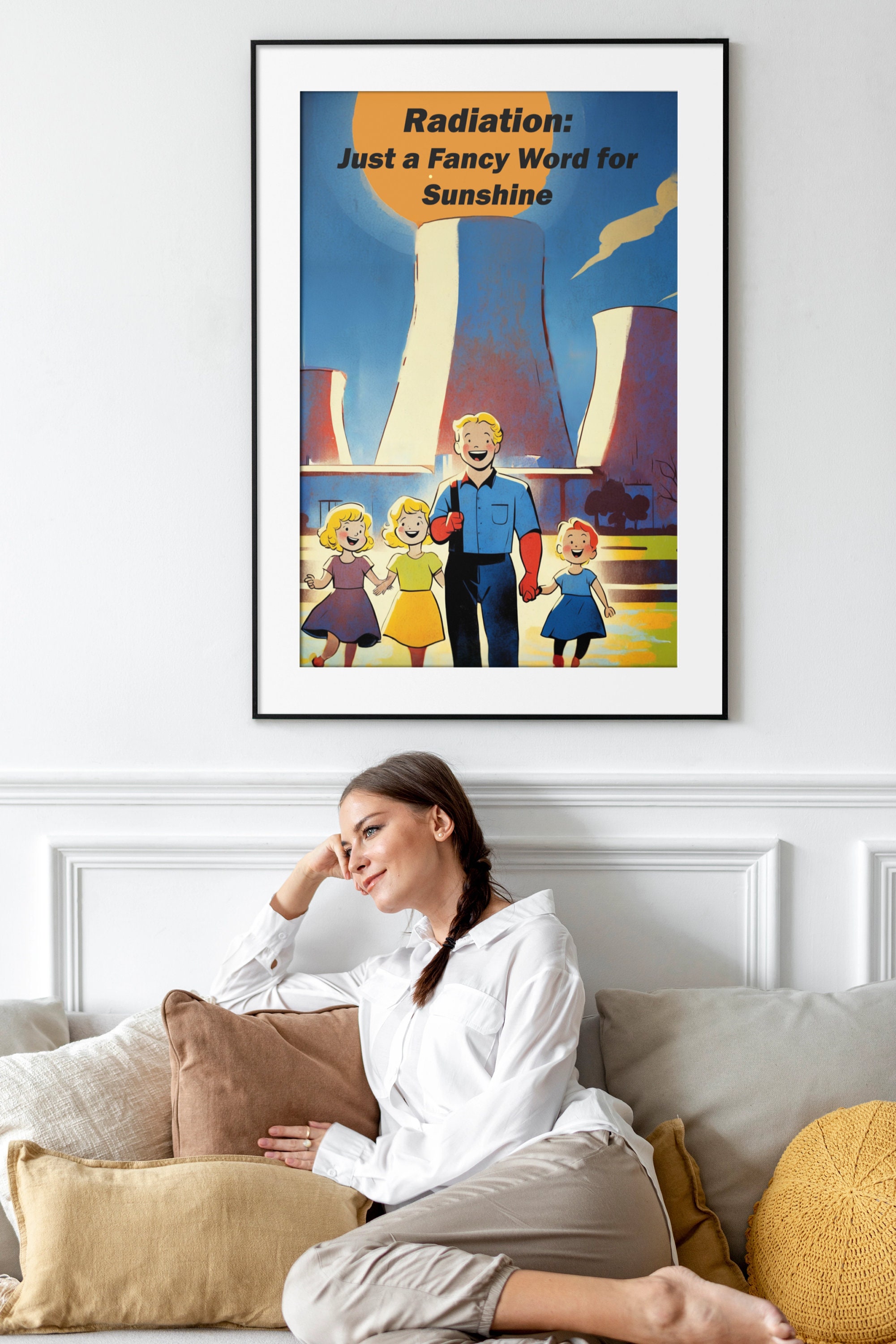 Fallout Nuclear Propaganda Poster Be a Cool Kid: Support Nuclear Power ...