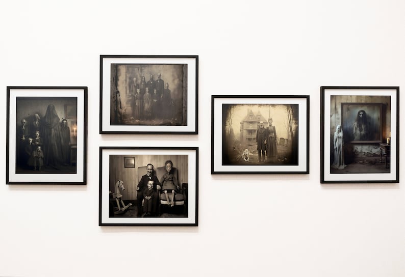 Vintage Creepy Family Portraits: Macabre Gothic Decor (digital Download ...
