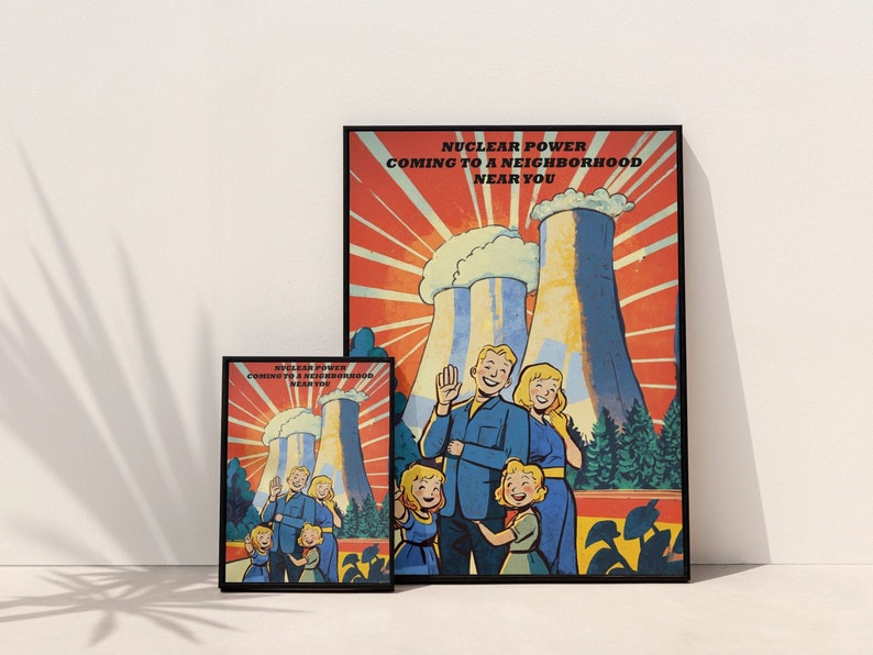 Fallout New Vegas Propaganda Poster | 1950s Retro Vintage Wall Art - Etsy