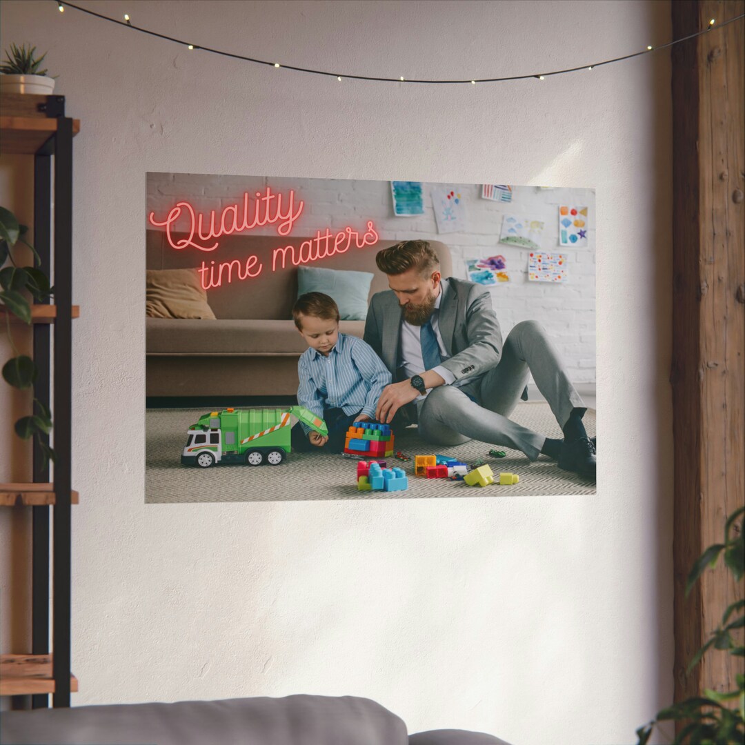 Human Resources HR Motivational Poster Quality Time Matters - Etsy