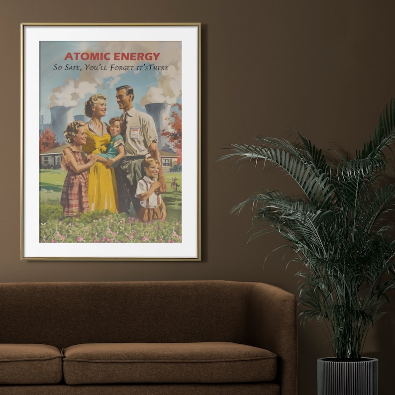 Fallout New Vegas Poster | Fall Out Retro 1950's Wall Art | Cold War ...