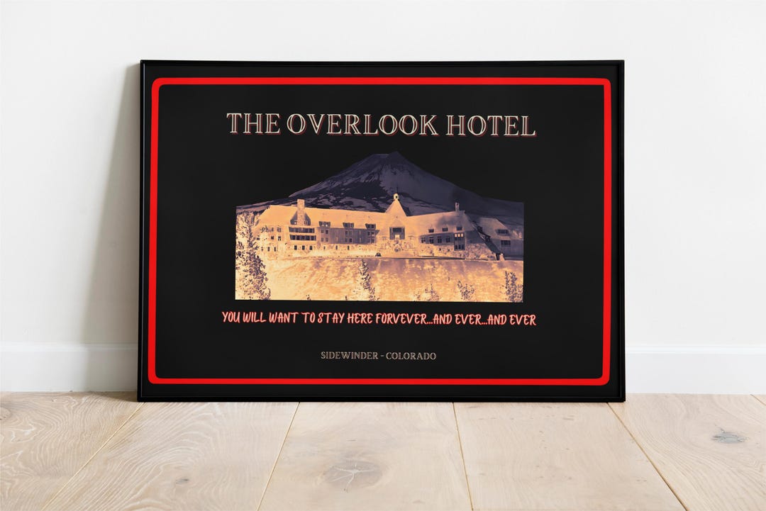 The Shining Overlook Hotel Metal Sign: Horror Movie Decor - Etsy