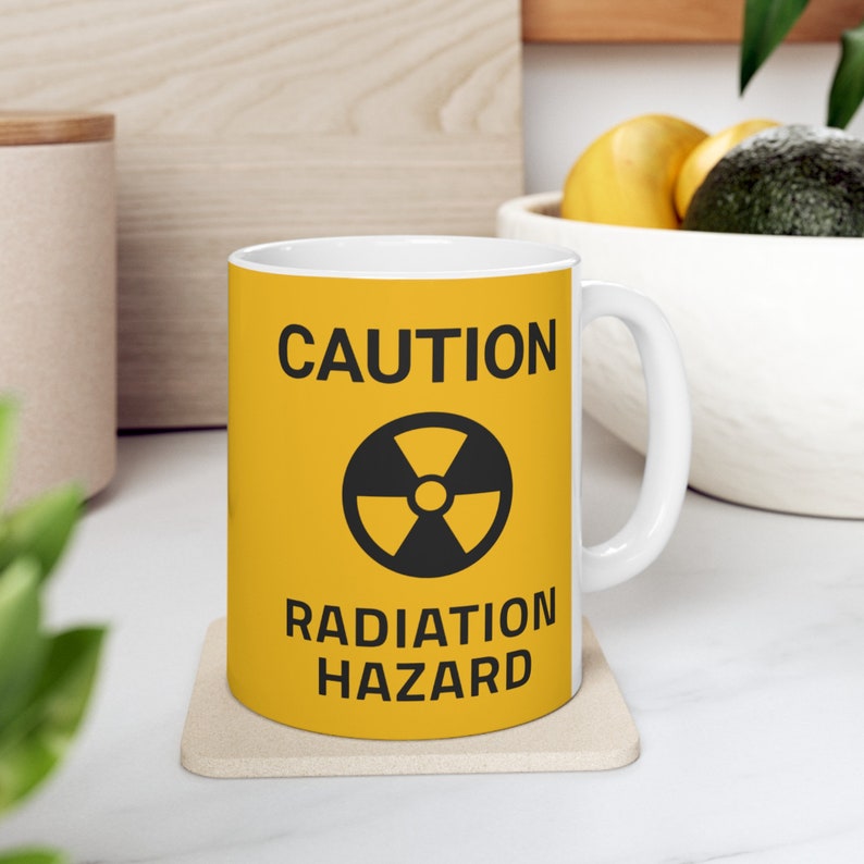 Fallout New Vegas Radiation Hazard Coffee Mug, Funny Science Gift - Etsy