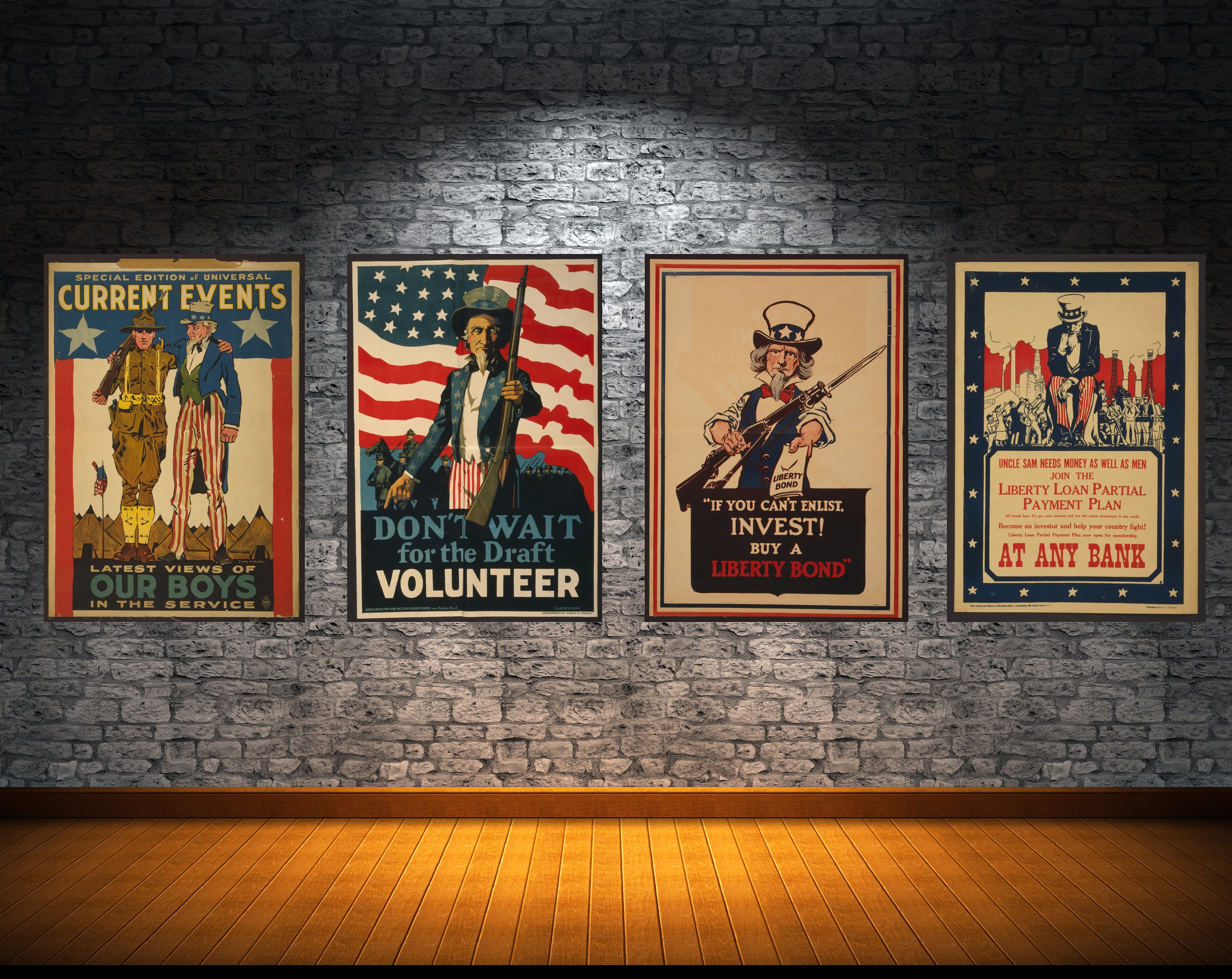 PRINTABLE Vintage Military Recruitment Posters Digital File Download ...