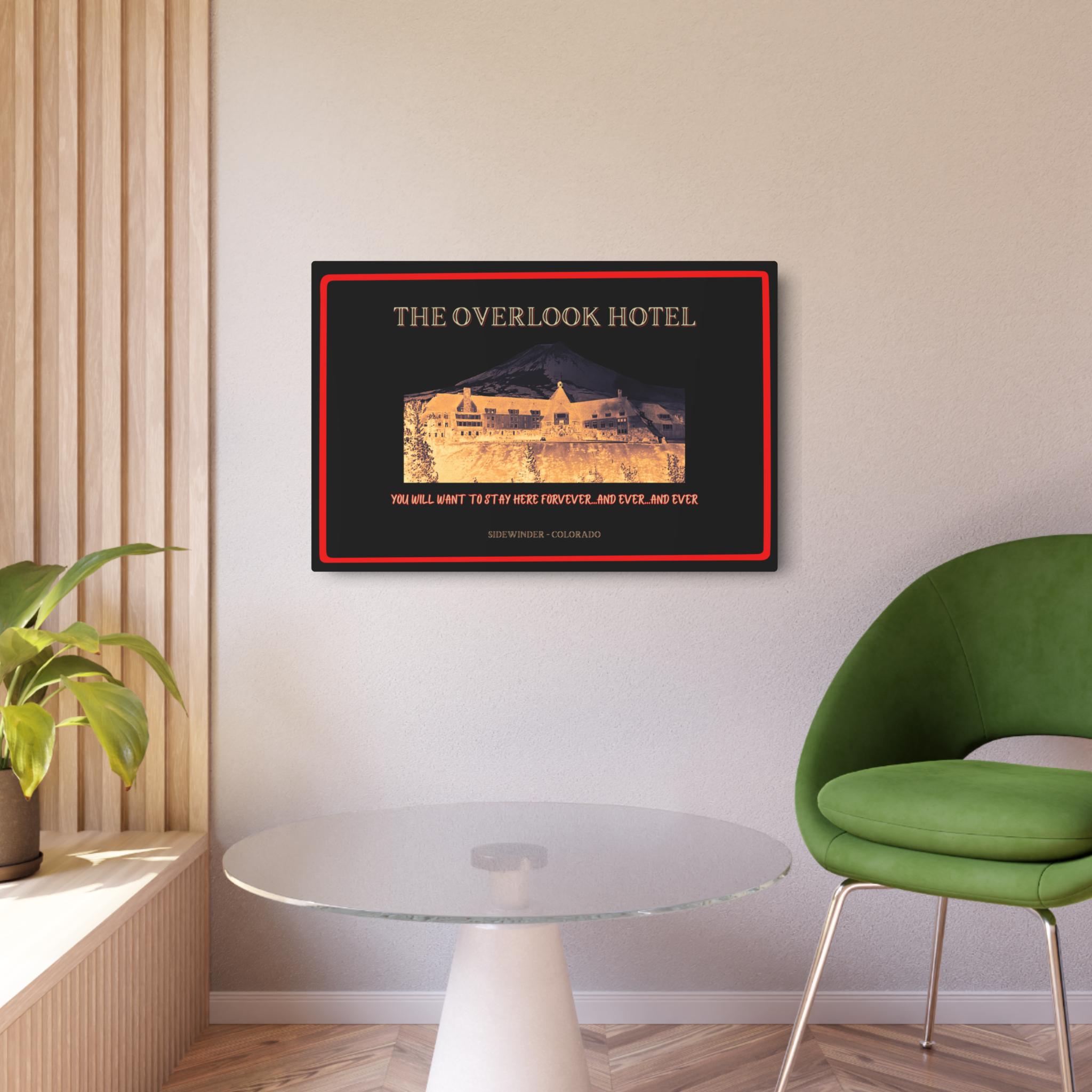 The Shining Overlook Hotel Metal Sign: Horror Movie Decor - Etsy
