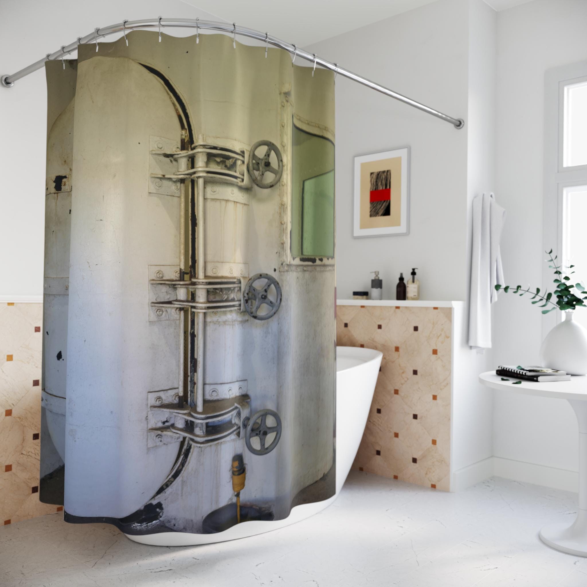 Missouri Gas Chamber Shower Curtain | Vintage Prison Decor, True Crime ...